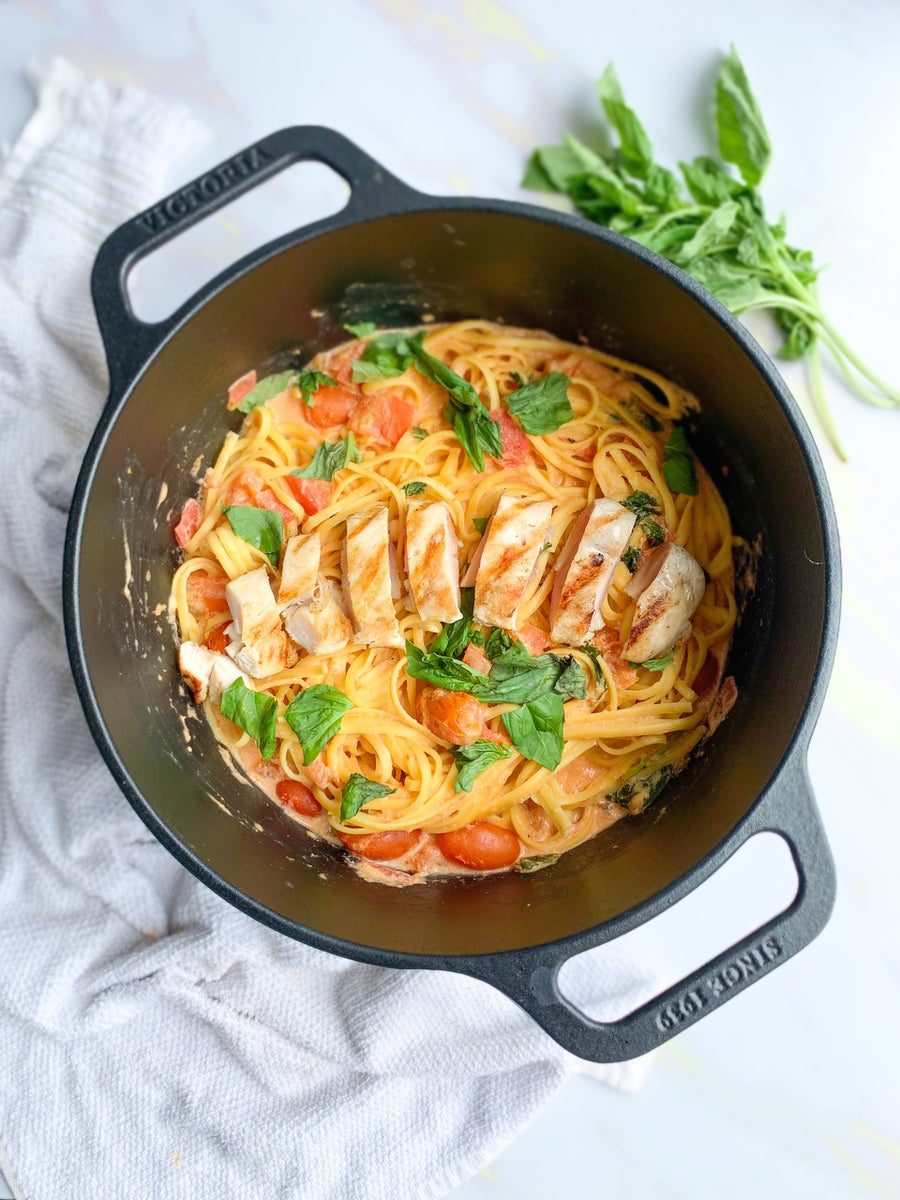 Pasta al teléfono con pollo a la parrilla | Recetas– Victoria