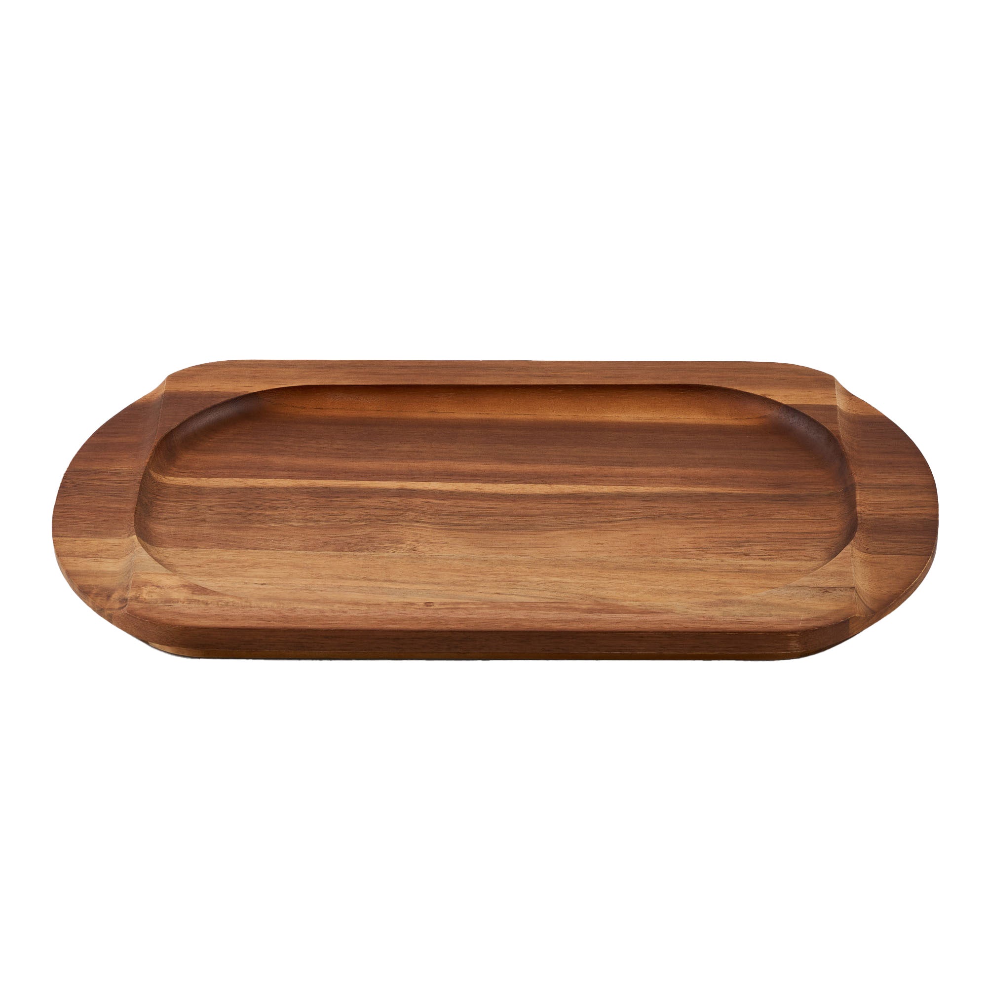 Base de Madera Acacia Para Plancha Ovalada 34x17cm– Victoria